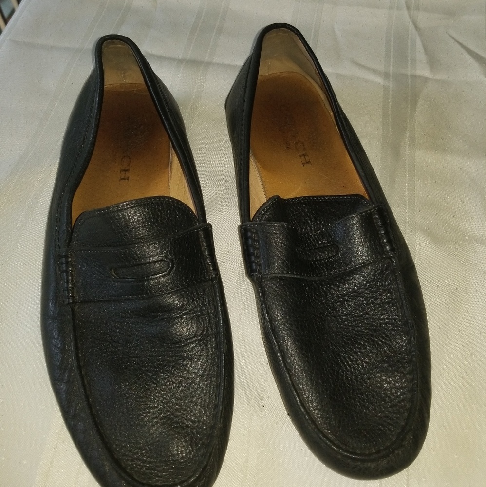 *Pre Loved* Coach Men's Leather Black Driver Shoe - Gem